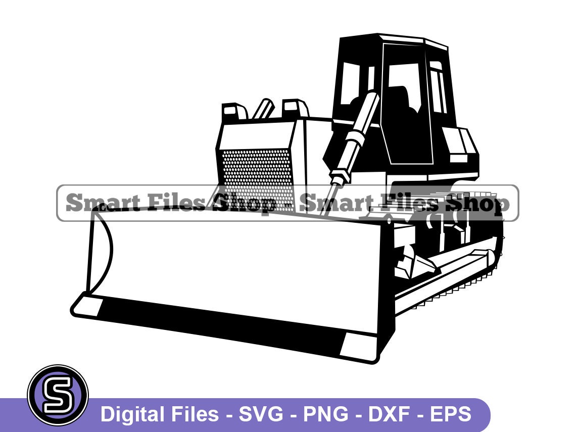 Bulldozer 4 SVG Bulldozer Svg Earth Mover Svg Hheavy - Etsy