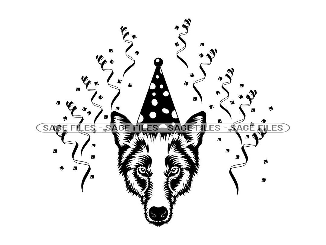 Wolf Birthday Svg, Wolf Svg, Birthday Party Svg, Birthday Svg, Birthday ...