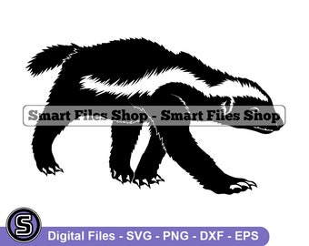 Honig Dachs 2 SVG Honig Dachs SVG Wald Kreaturen SVG Honig - Etsy Schweiz