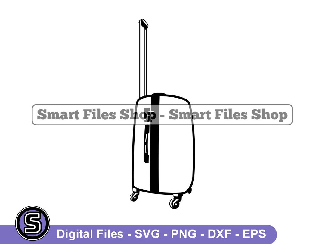 Luggage Svg, Travel Svg, Tourism Svg, Vacation Svg, Luggage Dxf ...