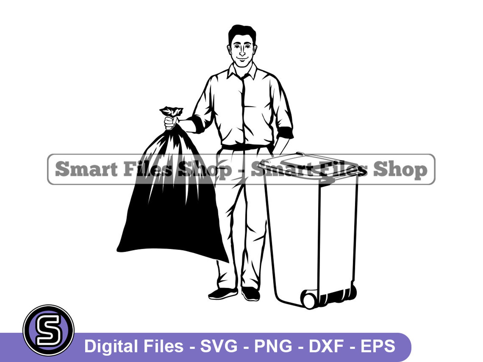 Garbage Svg Trash Svg Recycle Svg Trash Dxf Trash Png - Etsy
