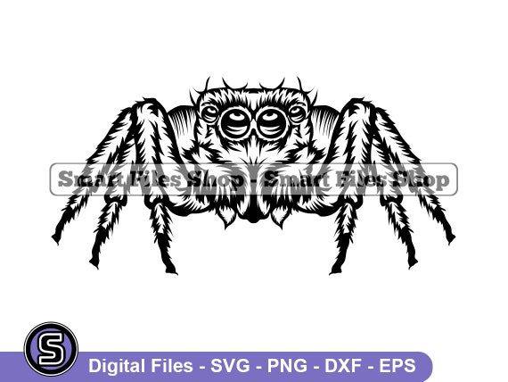 Spider 3 SVG Spider SVG Spider Design Svg Spider Dxf | Etsy