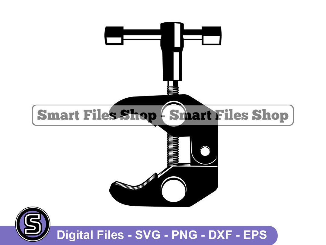 Clamp Clip Svg, Office Svg, Office Supplies Svg, Clamp Clip Dxf, Clamp ...