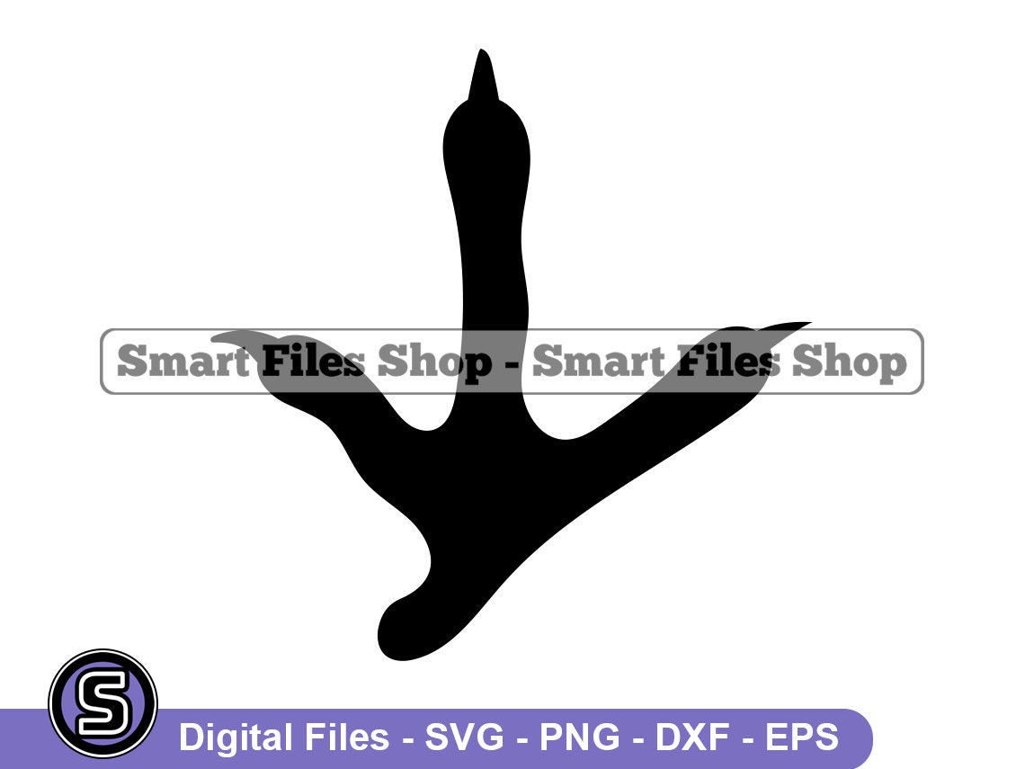 Quail Footprint SVG Quail Svg Footprint Svg Footprint Dxf | Etsy