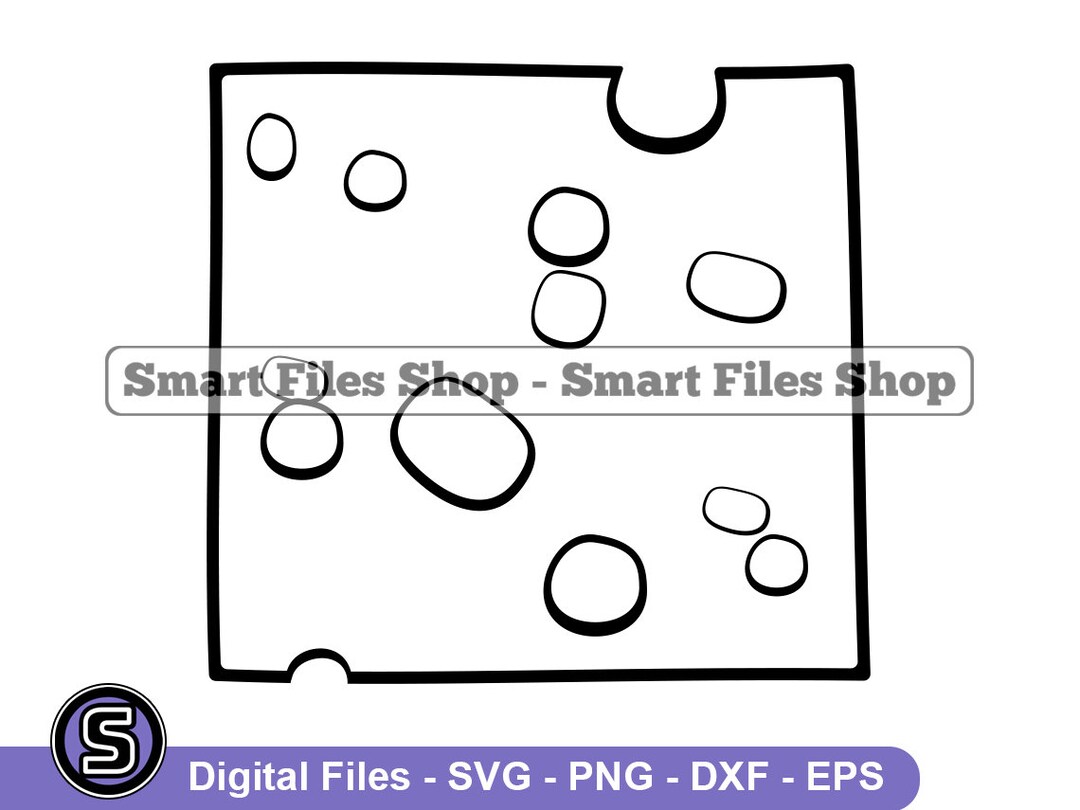 Cheese Slice Svg, Cheese Svg, Cheese Dxf, Cheese Png, Cheese Clipart ...