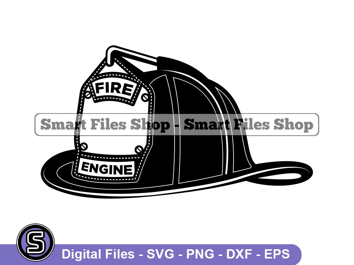 Fire Helmet 3 Svg Firefighter Helmet Svg Fireman Helmet - Etsy