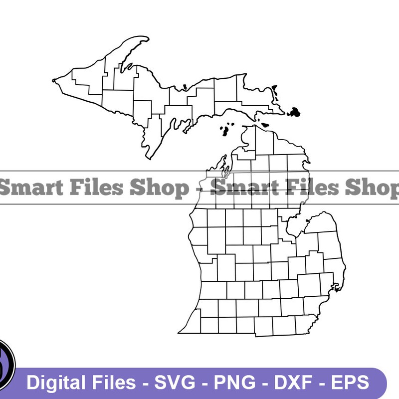 Michigan Svg - Etsy