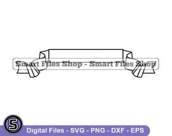 Banner 1 SVG, Banner Svg, Ribbon Svg, Label Svg, Scroll Svg, Banner ...