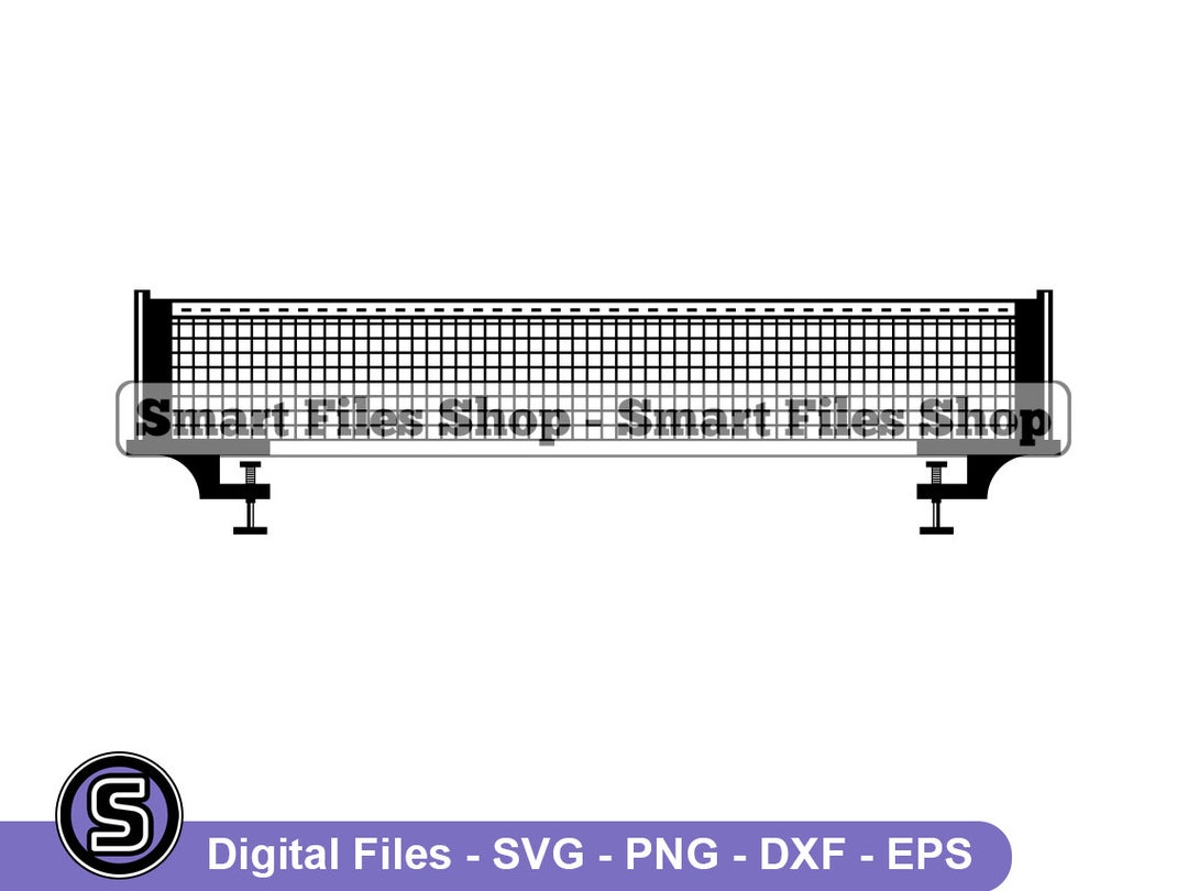 Table Tennis Net SVG Table Tennis Svg Ping Pong Svg Table - Etsy