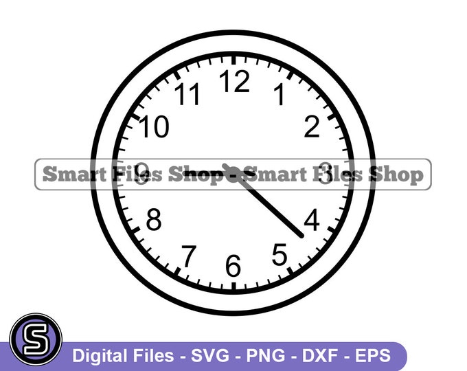 Clock SVG/ Watch SVG/ Time Svg/ Wall Clock Svg/ Clipart/ Cut Files ...