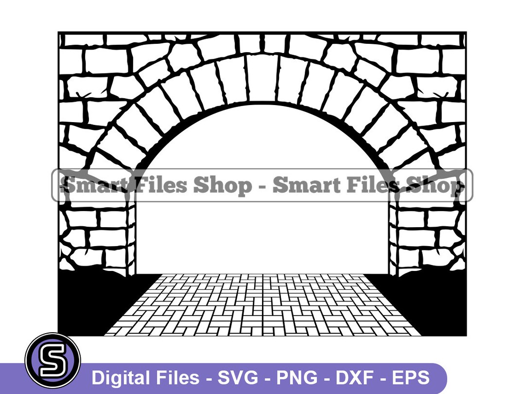 Stone Arch Svg, Stone Gate Svg, Architecture Svg, Arch Svg, Stone Arch ...