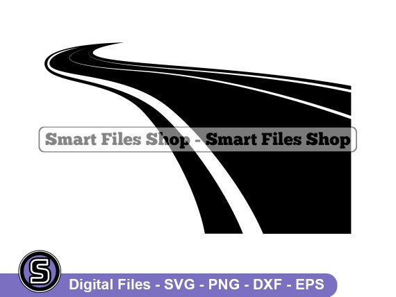 Winding Road Svg Highway Svg Road Svg Travel Svg Road Dxf | Etsy