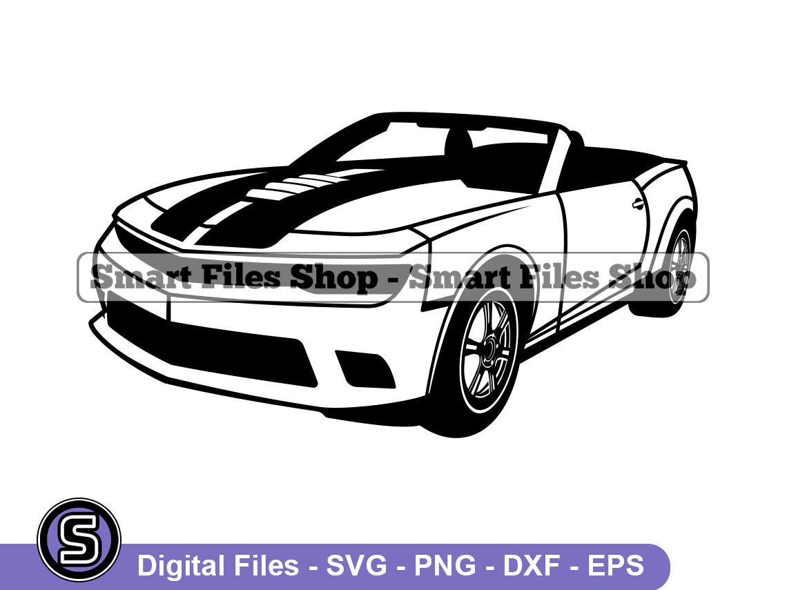 Muscle Car 2 Svg Muscle Car Svg Sports Car Svg Muscle Dxf | Etsy