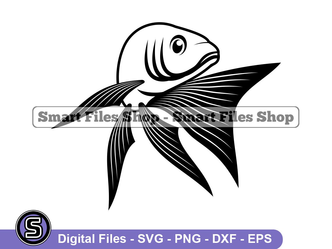 Gold Fish Logo 2 Svg Gold Fish Svg Goldfish Svg Pet Fish | Etsy