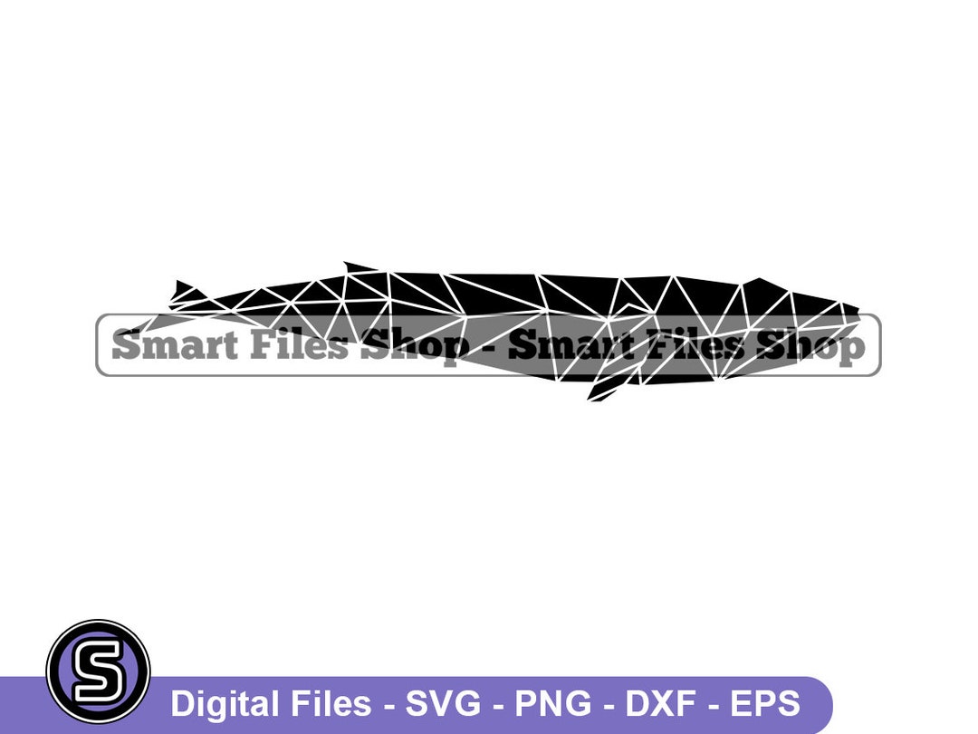Ballena geométrica svg, ballena svg, animales geométricos svg, animales ...