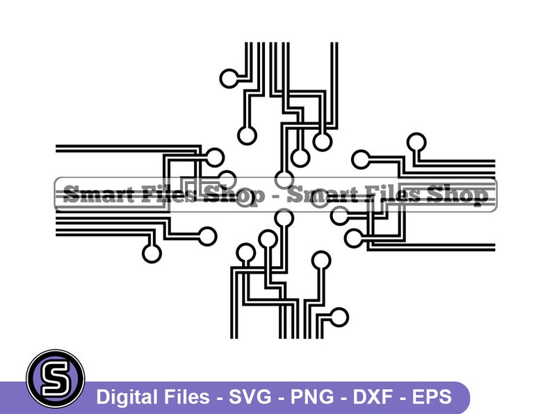 Computer Chip Design 2 Svg Chip SVG Chip Dxf Chip Png - Etsy