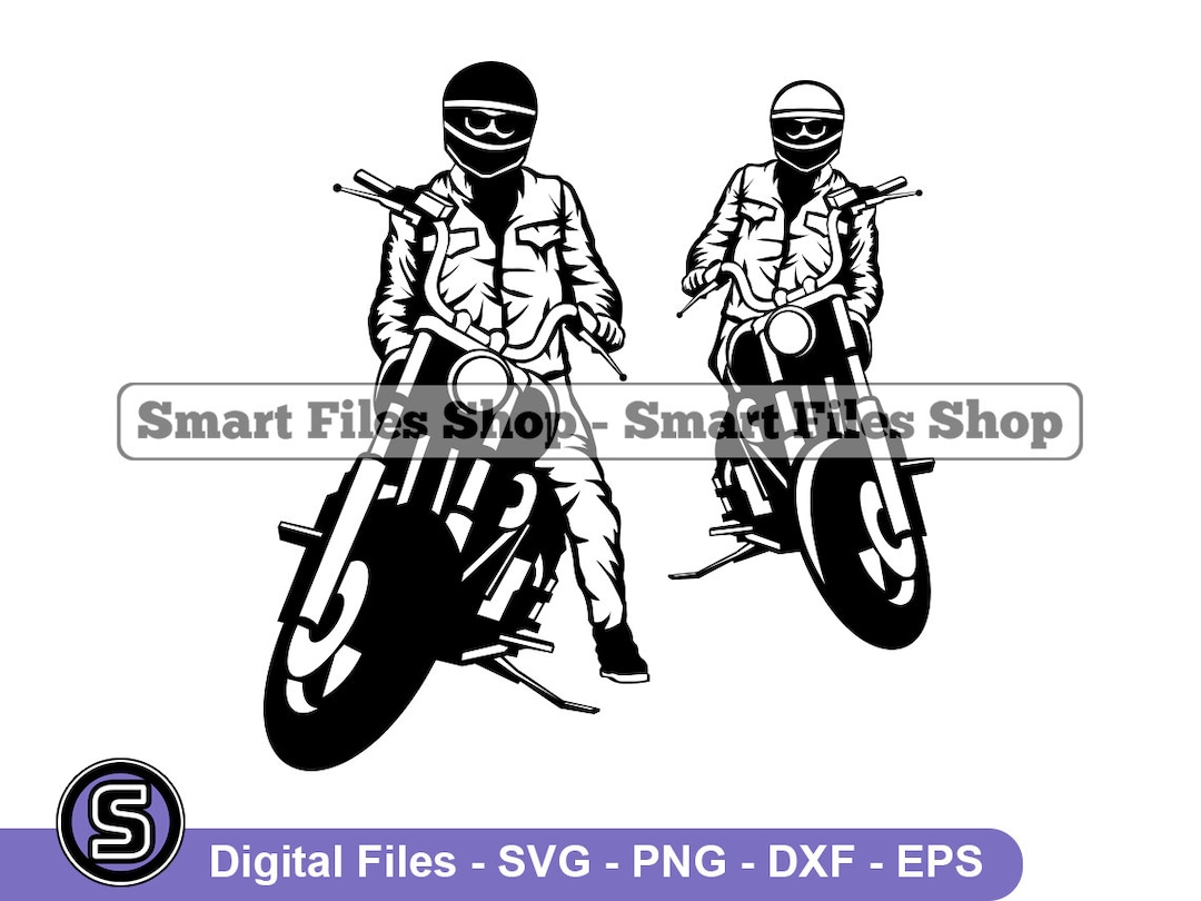 Bikers 2 Svg, Biker Svg, Motorcycle Svg, Bikers Dxf, Bikers Png, Bikers ...