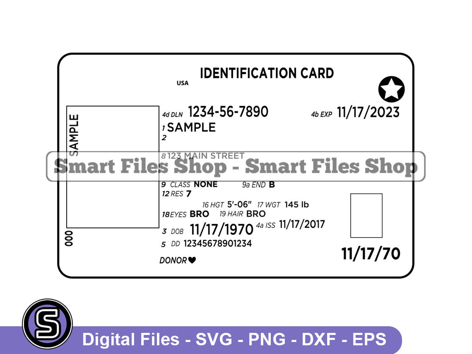 ID Svg, Identification Svg, Licence Svg, ID Dxf, ID Png, Id Clipart, Id ...