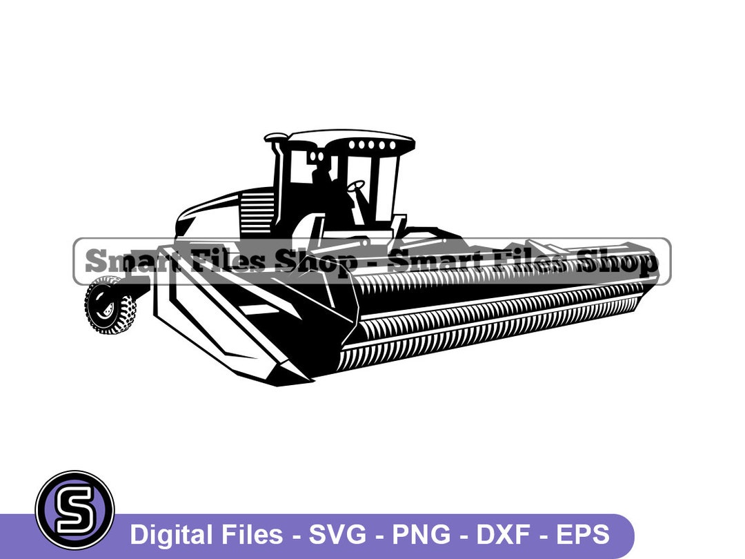 Draper Platform 3 Svg, Combine Harvester Svg, Farming Svg, Draper ...