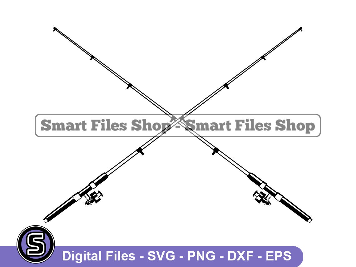 Fishing Rod Logo Svg Fishing Logo Svg Fishing Pole Svg - Etsy