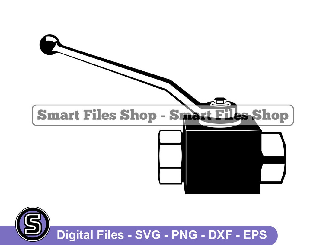 Steam Ball Valve Svg, Industrial Svg, Plumber Svg, Plumbing Svg, Valve ...