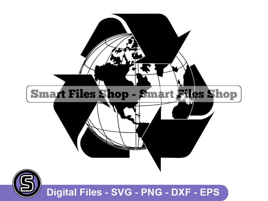 Recycling Logo Svg, Recycle Svg, Enviornment Svg, Recycling Dxf ...