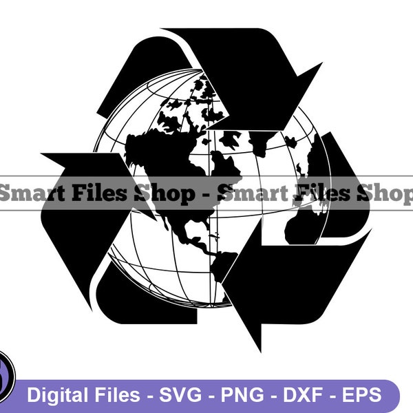 Recycling Logo Dxf - Etsy