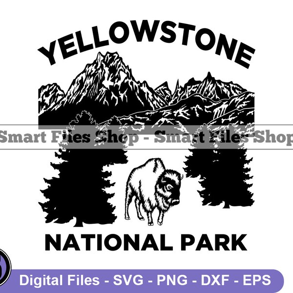 Yellowstone Clipart - Etsy