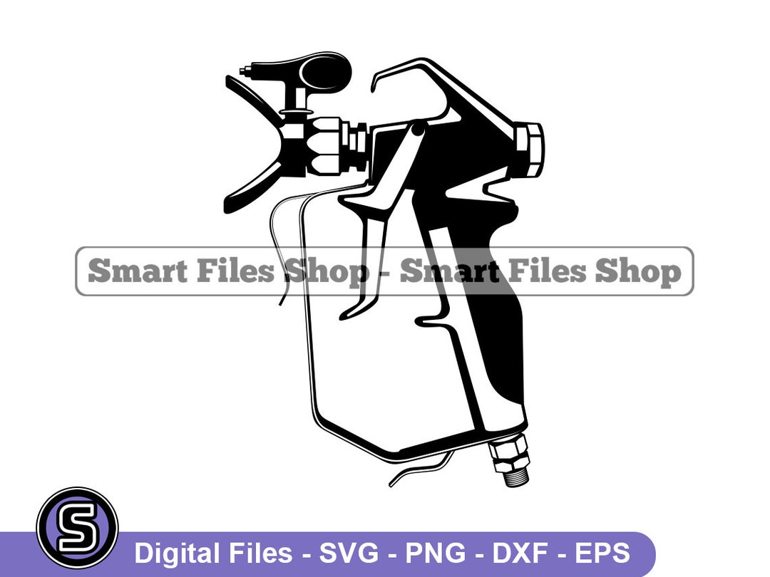 Spray Paint Gun Svg, Spray Gun Svg, Spray Paint Svg, Spray Paint Gun ...