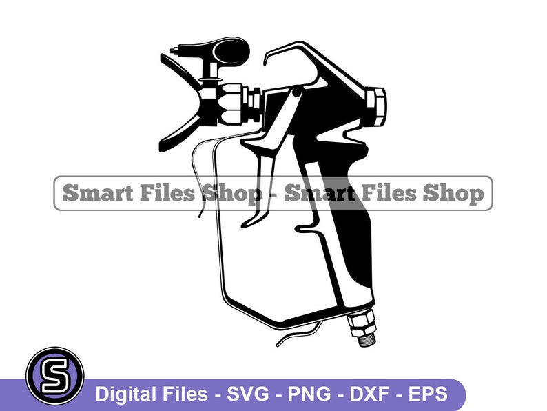 Spray Paint Gun Svg Spray Gun Svg Spray Paint Svg Spray - Etsy