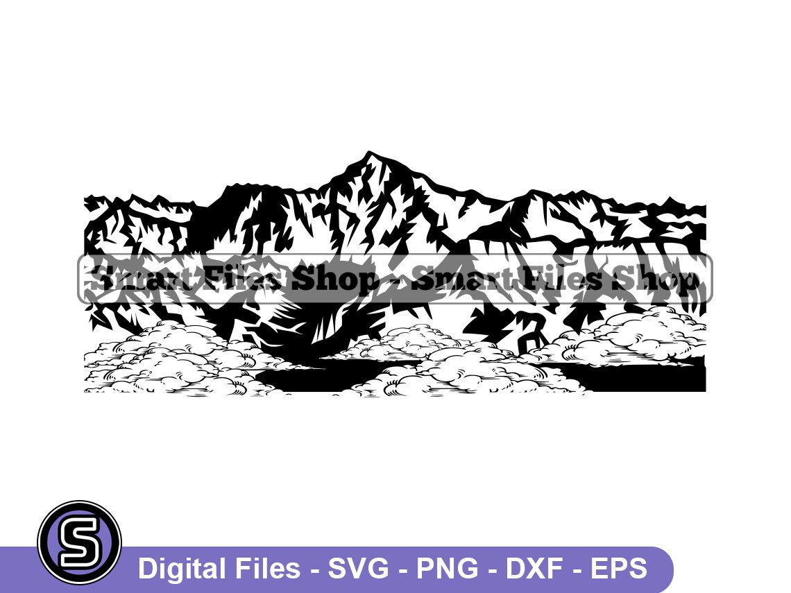 Mount Everest Svg Himalayas Svg Mountains Svg Mount Everest - Etsy Israel