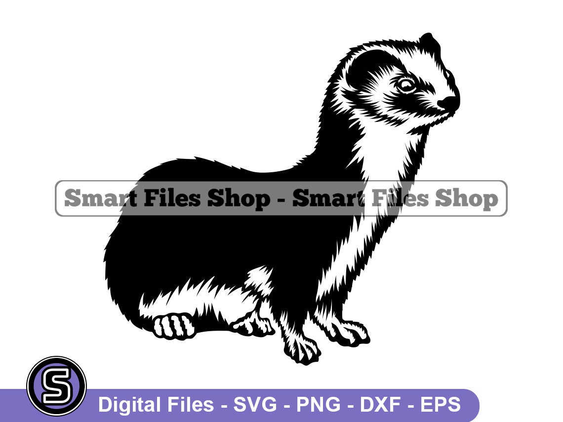 Weasel SVG Animals Svg Weasel Dxf Weasel Png Weasel - Etsy