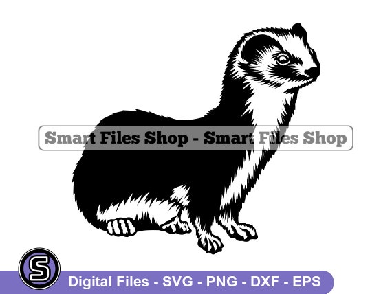 Weasel SVG Animals Svg Weasel Dxf Weasel Png Weasel | Etsy