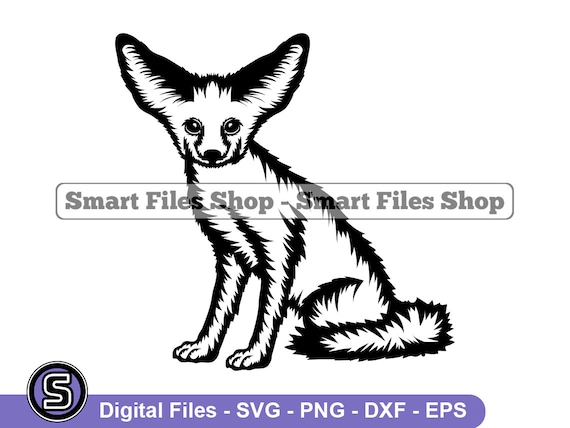 Fennec Fox 2 SVG Fox SVG Forest Creatures Svg Fennec Fox | Etsy