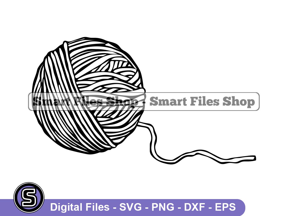 Knitting Yarn Svg Knitting Svg Yarn Svg Knitting Dxf - Etsy