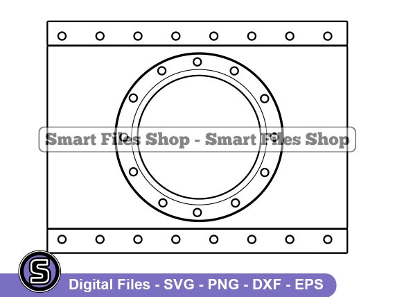 Ship Porthole Outline Svg Ship Window Svg Navy Svg Nautical | Etsy