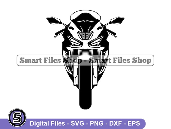 Motorcycle Front View Svg Motorcycling Svg Motorbike Svg - Etsy