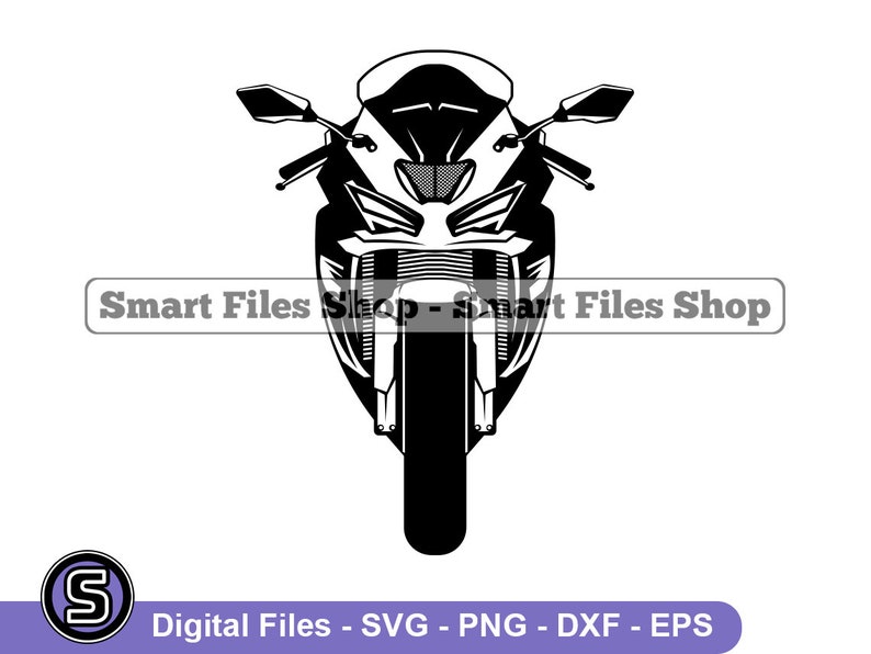 Motorcycle Front View Svg, Motorcycling Svg, Motorbike Svg, Motorcycle ...