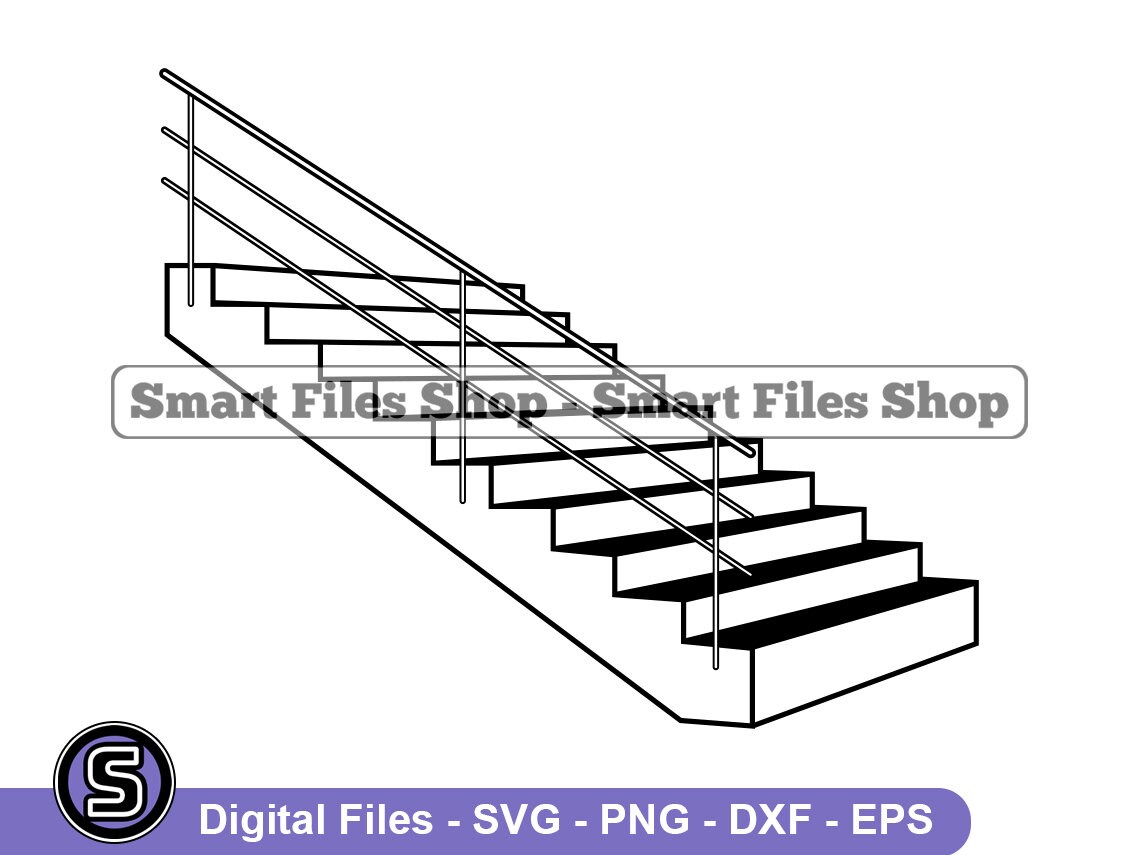 Stairs Svg Staircase Svg Upstairs Svg Mantion Svg Home - Etsy