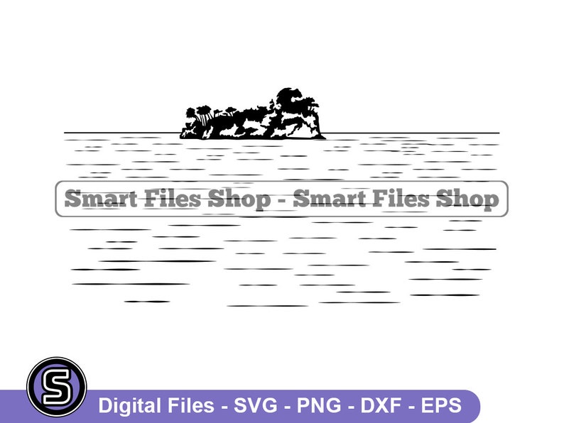 Tropical Island Svg Island Svg Tropical Svg Tropical Island | Etsy