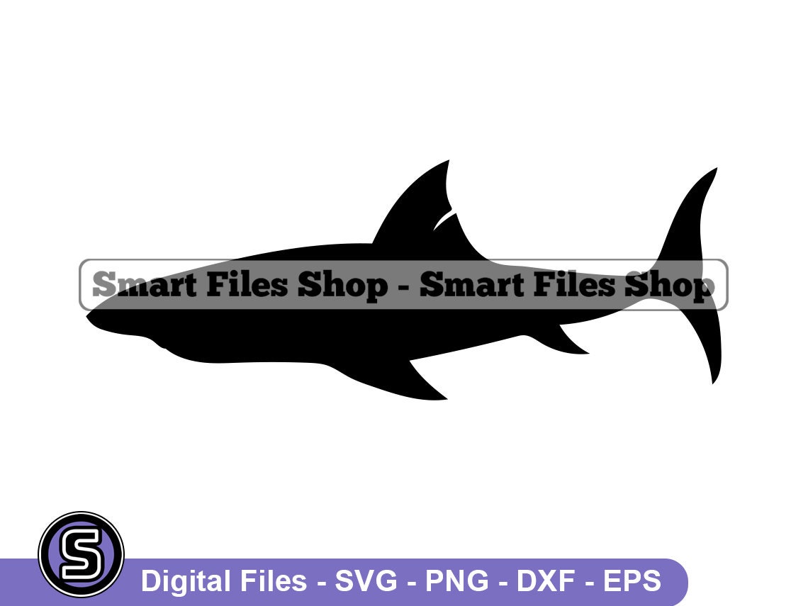 Swimming Shark SVG Shark Svg Shark Dxf Shark Png Shark - Etsy