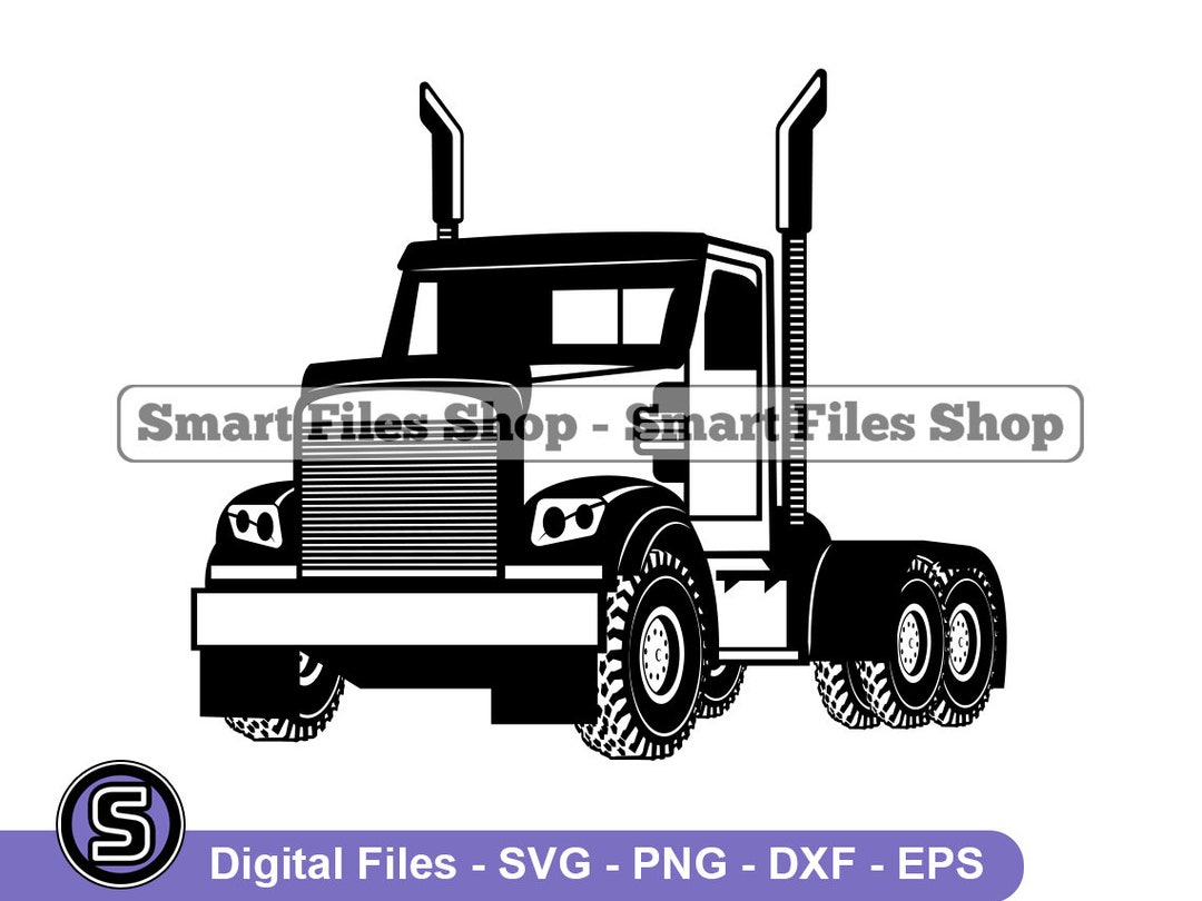Day Cab #2 Svg, Truck Svg, Trucker Svg, Trucking Svg, Day Cab Dxf, Day ...