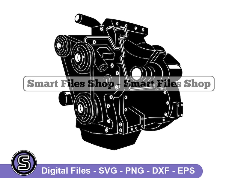 Diesel Engine 2 Svg, Diesel Engine Svg, Diesel Engine Dxf, Diesel ...