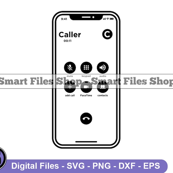 iPhone Incoming Call Svg - Etsy