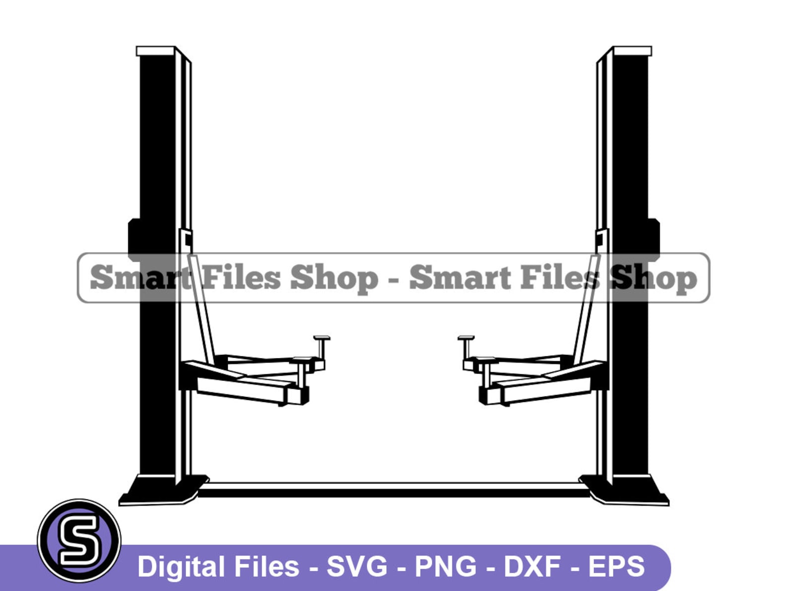 Car Lift Svg, Car Mechanic Svg, Car Svg, Car Lift Dxf, Car Lift Png ...