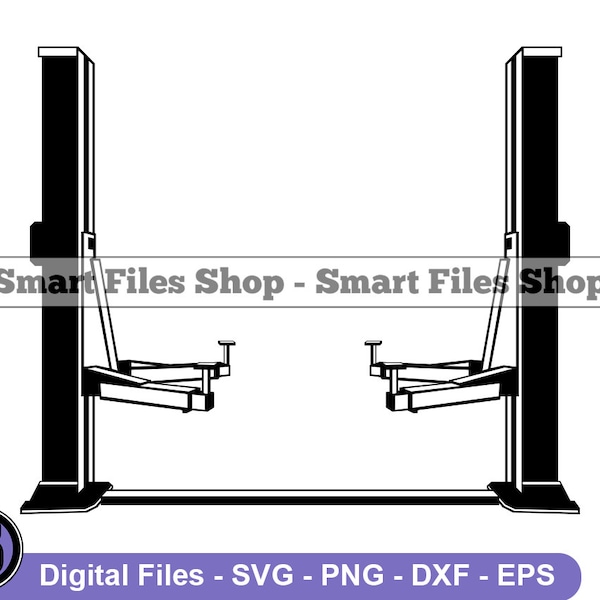 Mechanic Car Lift Svg - Etsy