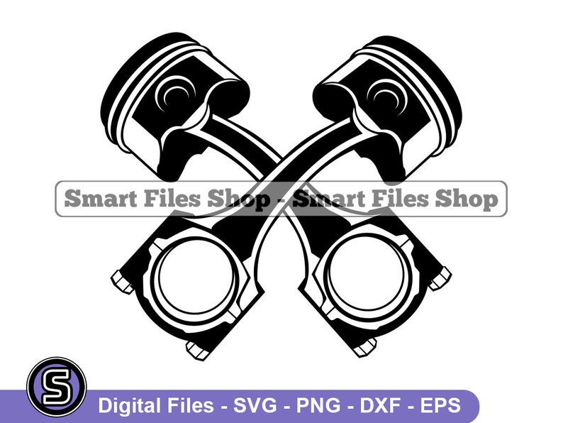 Broken Engine Piston Logo Svg Piston Svg Engine Piston Svg - Etsy