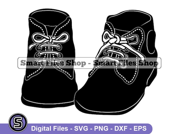 Baby Shoes Clipart Black And White