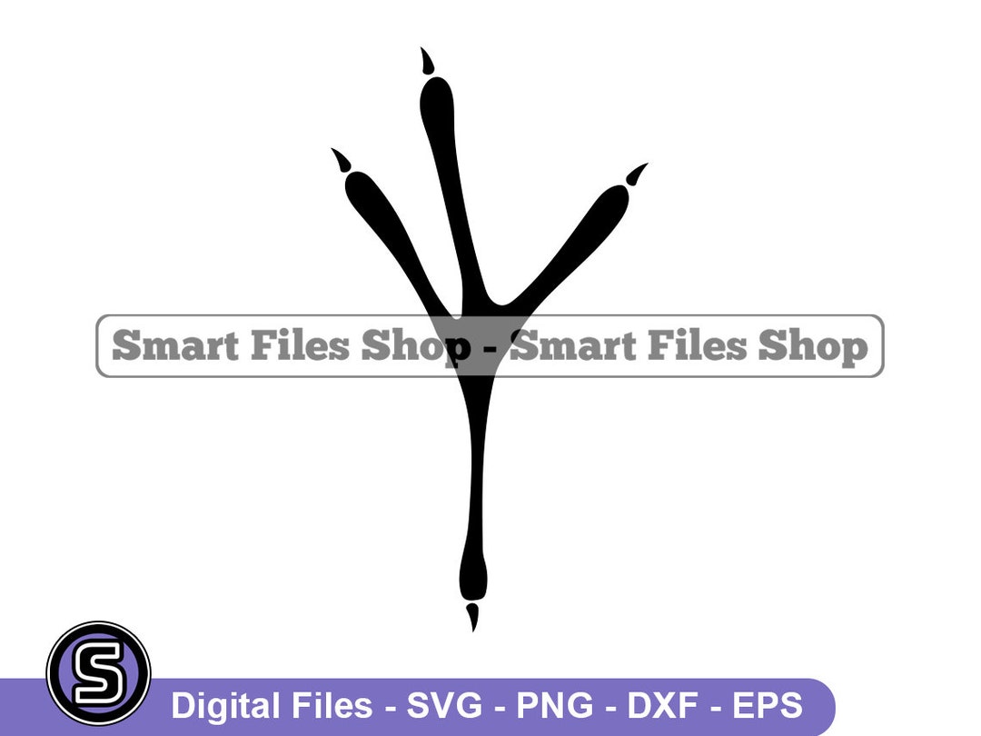 Stork Footprint SVG, Stork Svg, Heron Svg, Footprint Svg, Footprint Dxf ...