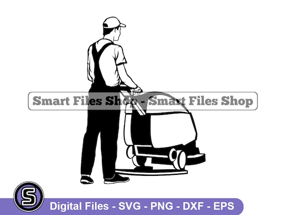 Floor Scrubber 3 Svg Cleaning Svg Cleaning Service Svg | Etsy